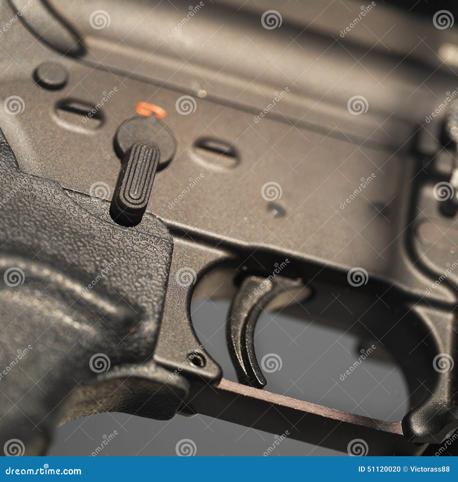 Gun Trigger stock photo. Image of fire, military, modern - 51120020