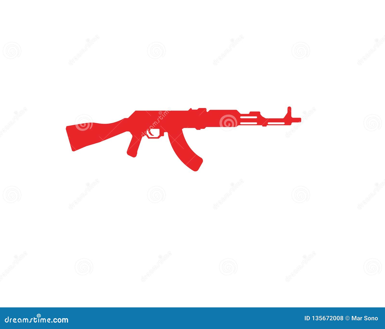 Gun Vector Symbol Templates Stock Vector - Illustration of metallic ...