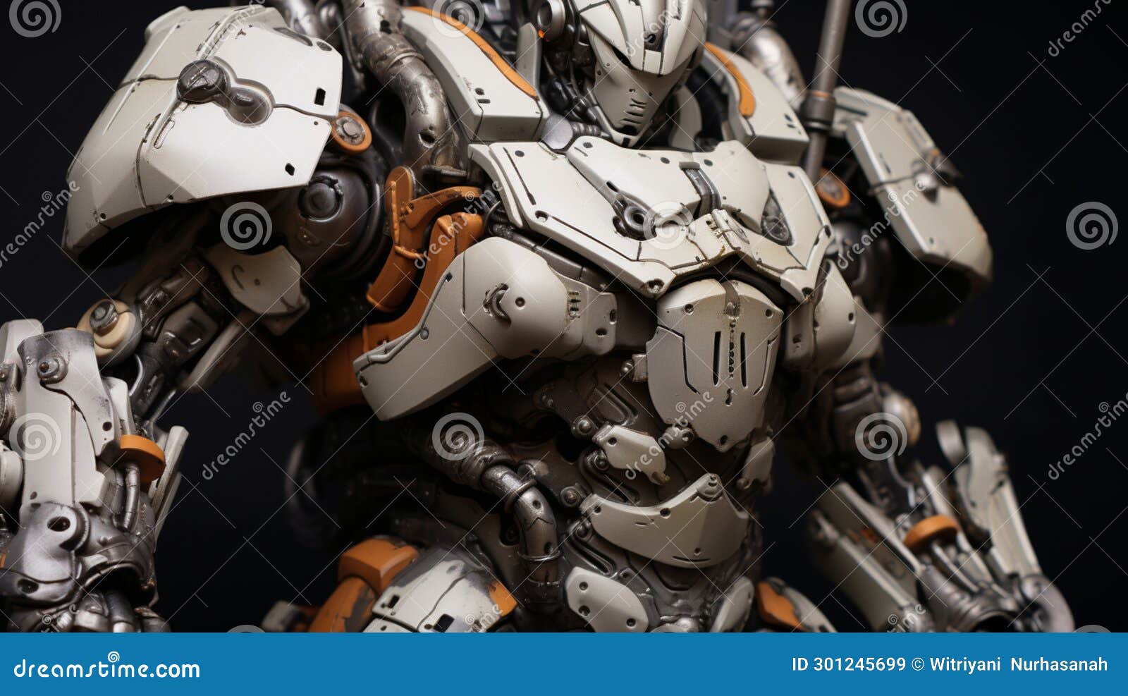 Gundam Robot Miniatures, Assemble Miniatures. Generative AI Stock ...