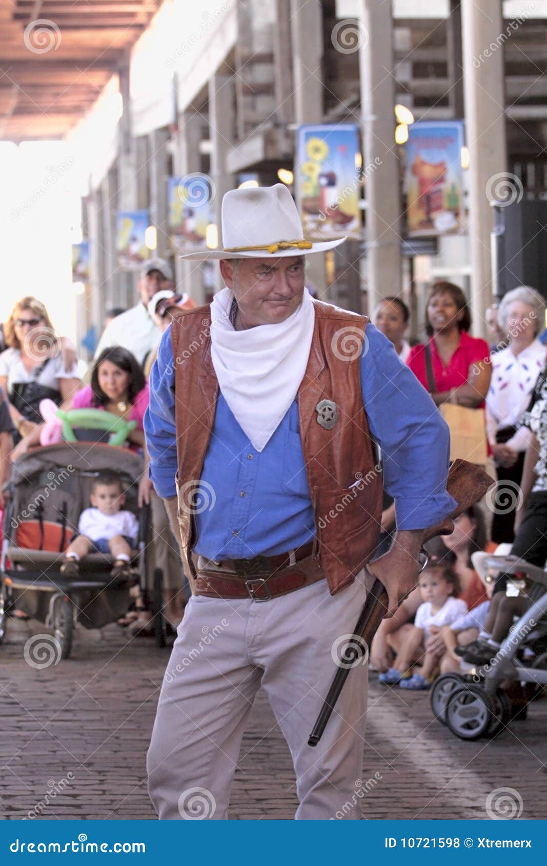 Actor Impersonating George W. Bush Pumping Gas Into A Hummer Vehicle ...
