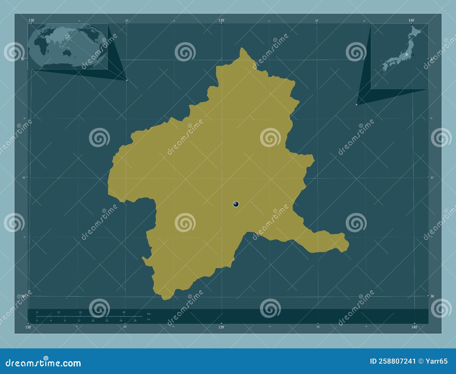 Gunma, Japan. Solid. Capital Stock Illustration - Illustration of asia ...
