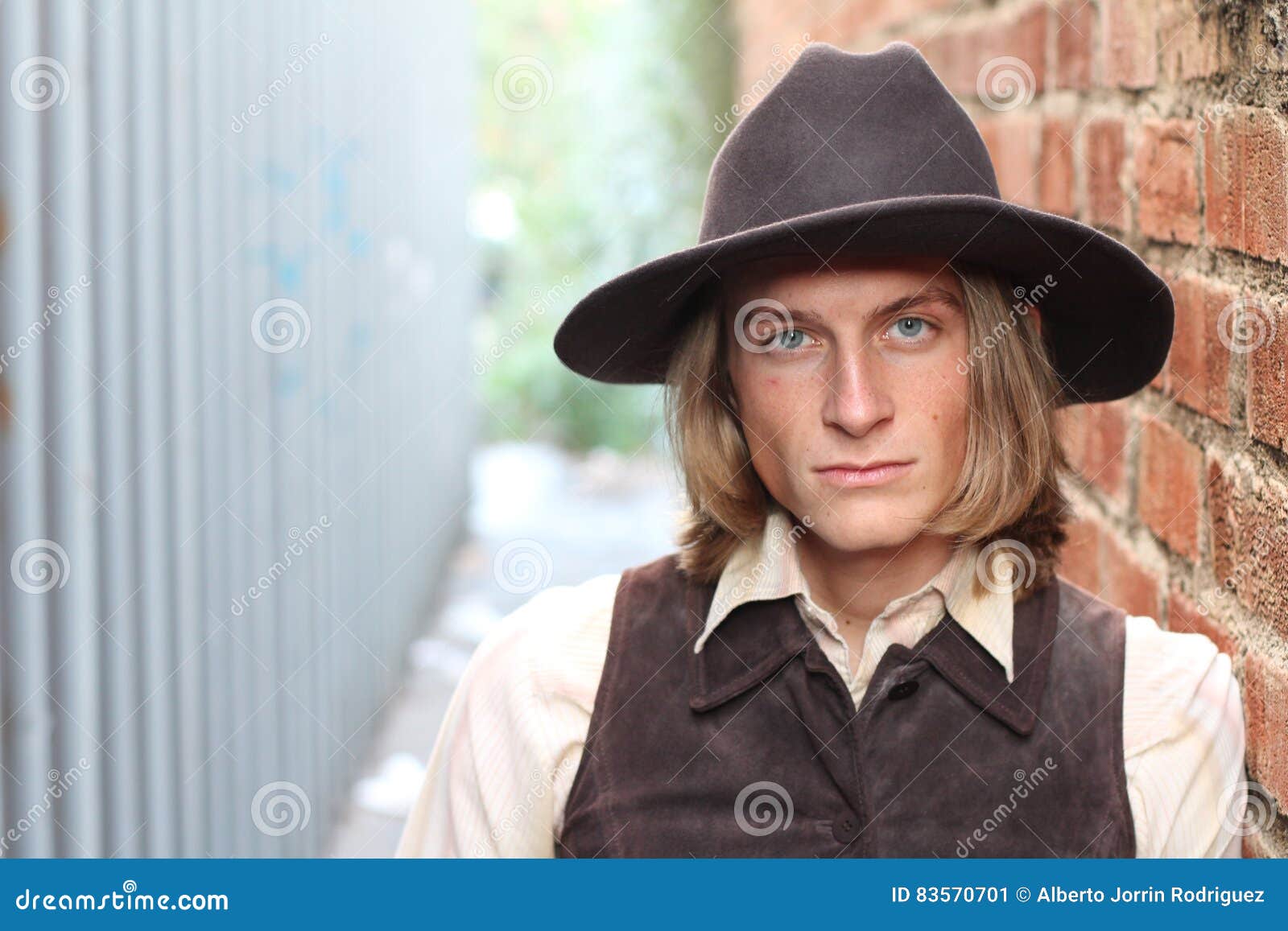 Gunman in the Old Wild West Close Up Stock Image - Image of seduction ...