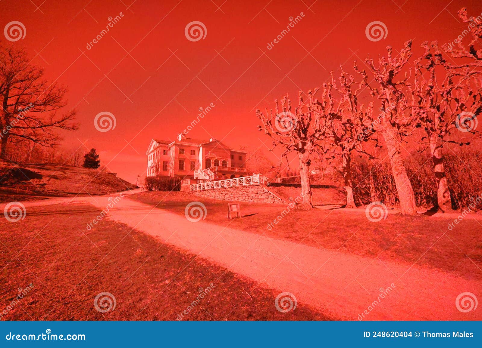 Gunnebo Castle Garden stock photo. Image of classical - 248620404