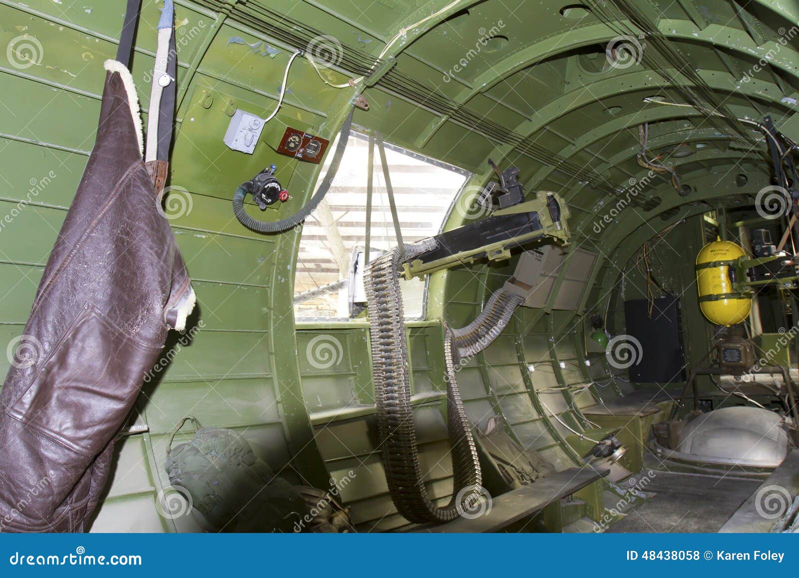 Gunner Turret Inside B-17G Bomber Editorial Stock Photo - Image of ...