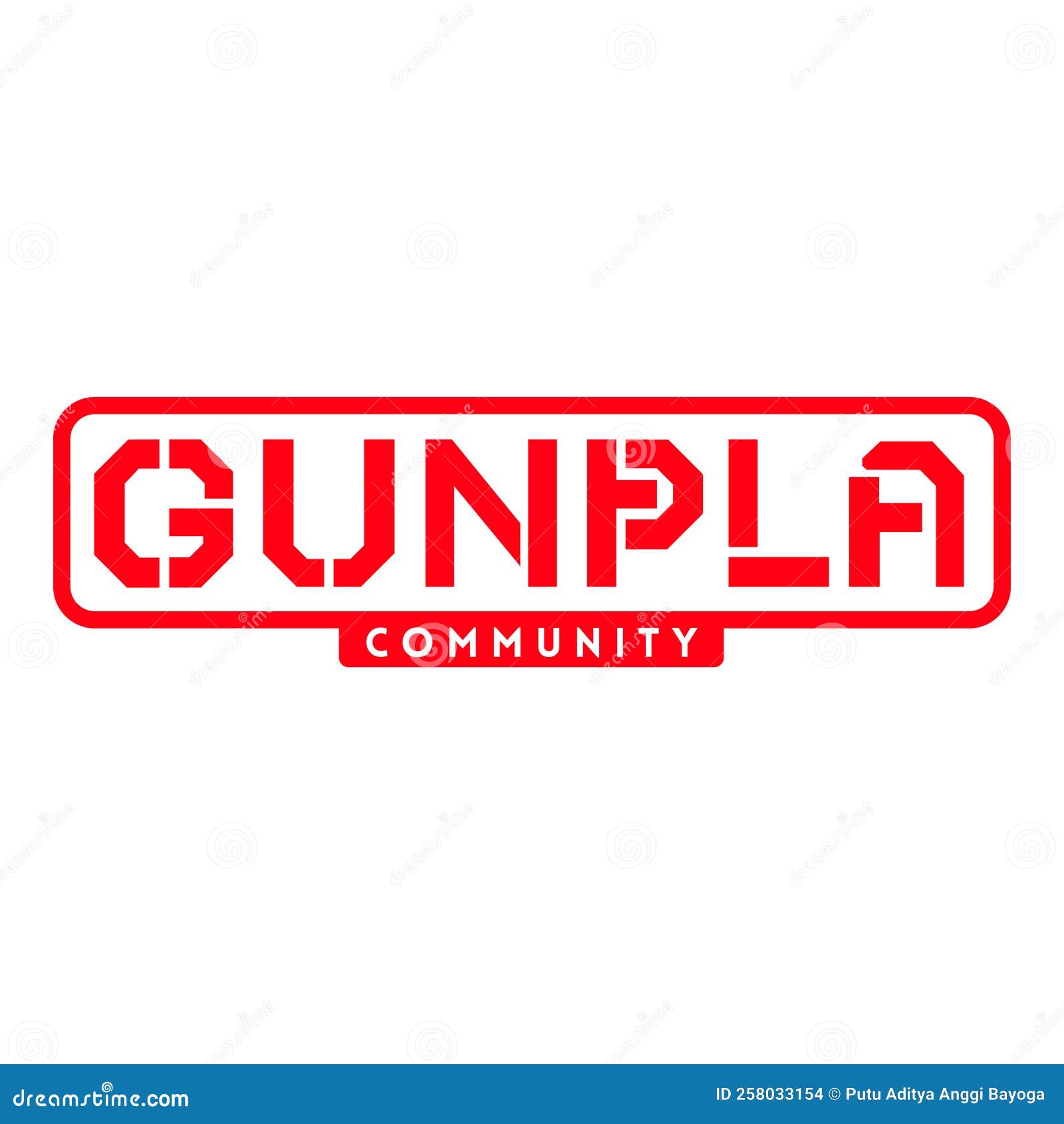 Gunpla Community Logo Template Stock Vector - Illustration of icon ...