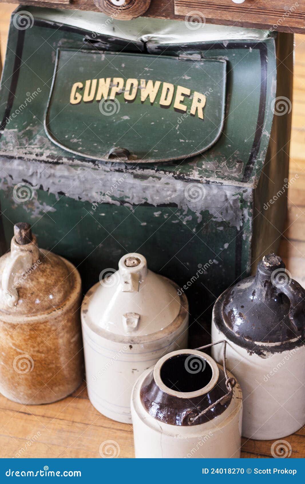 Gunpowder Container stock photo. Image of storage, metal - 24018270