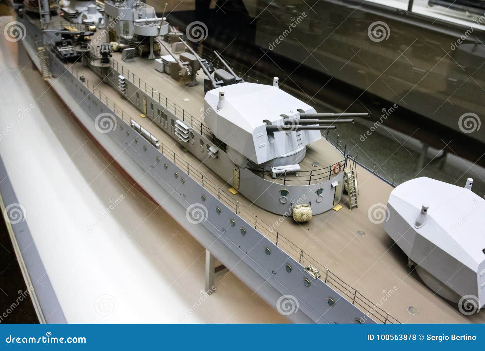 Big Guns On Deck Of USS Missouri Battleship Also Called Big Mo Where ...