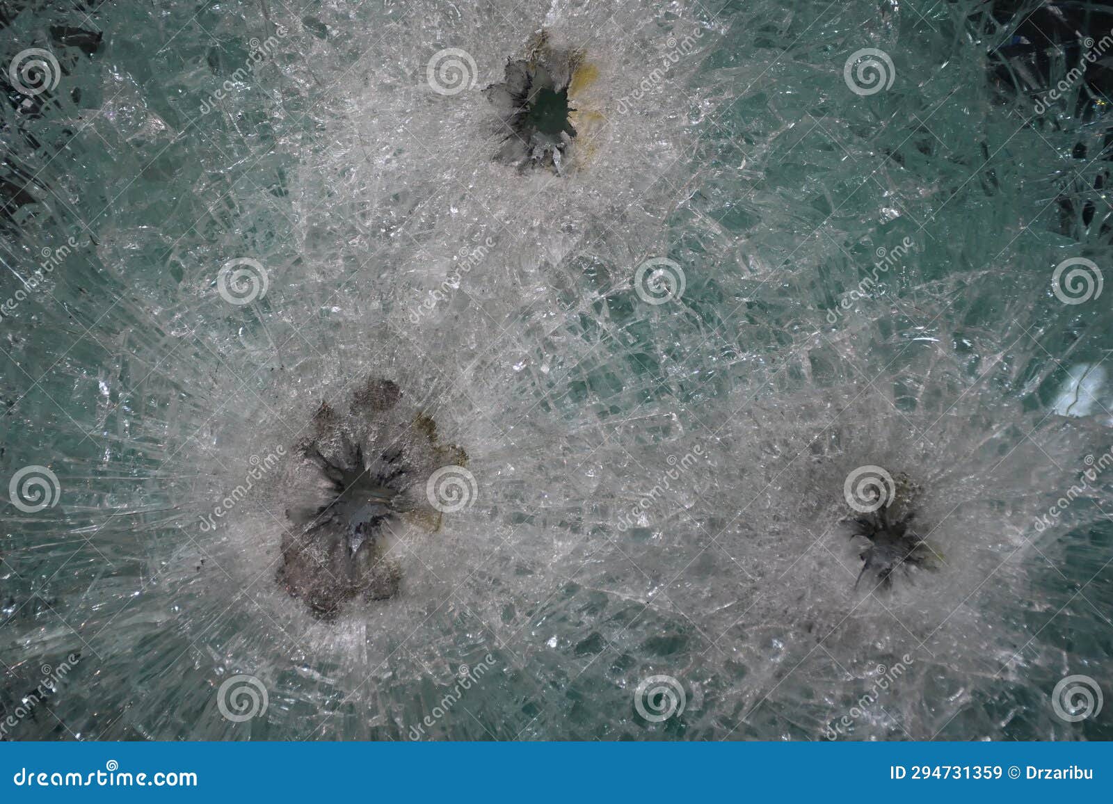 Gunshot Marks on Bulletproof Glass Stock Image - Image of test ...