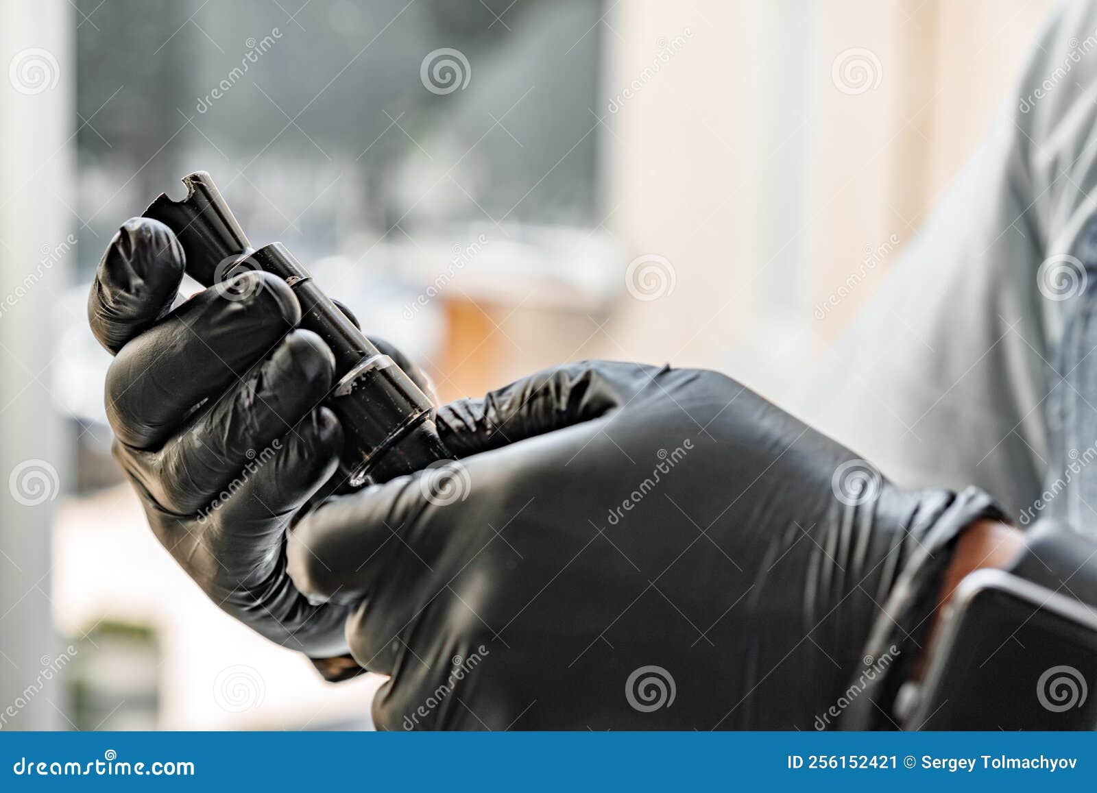 The Gunsmith Maintaining His Rifle in a Workshop Stock Image - Image of ...