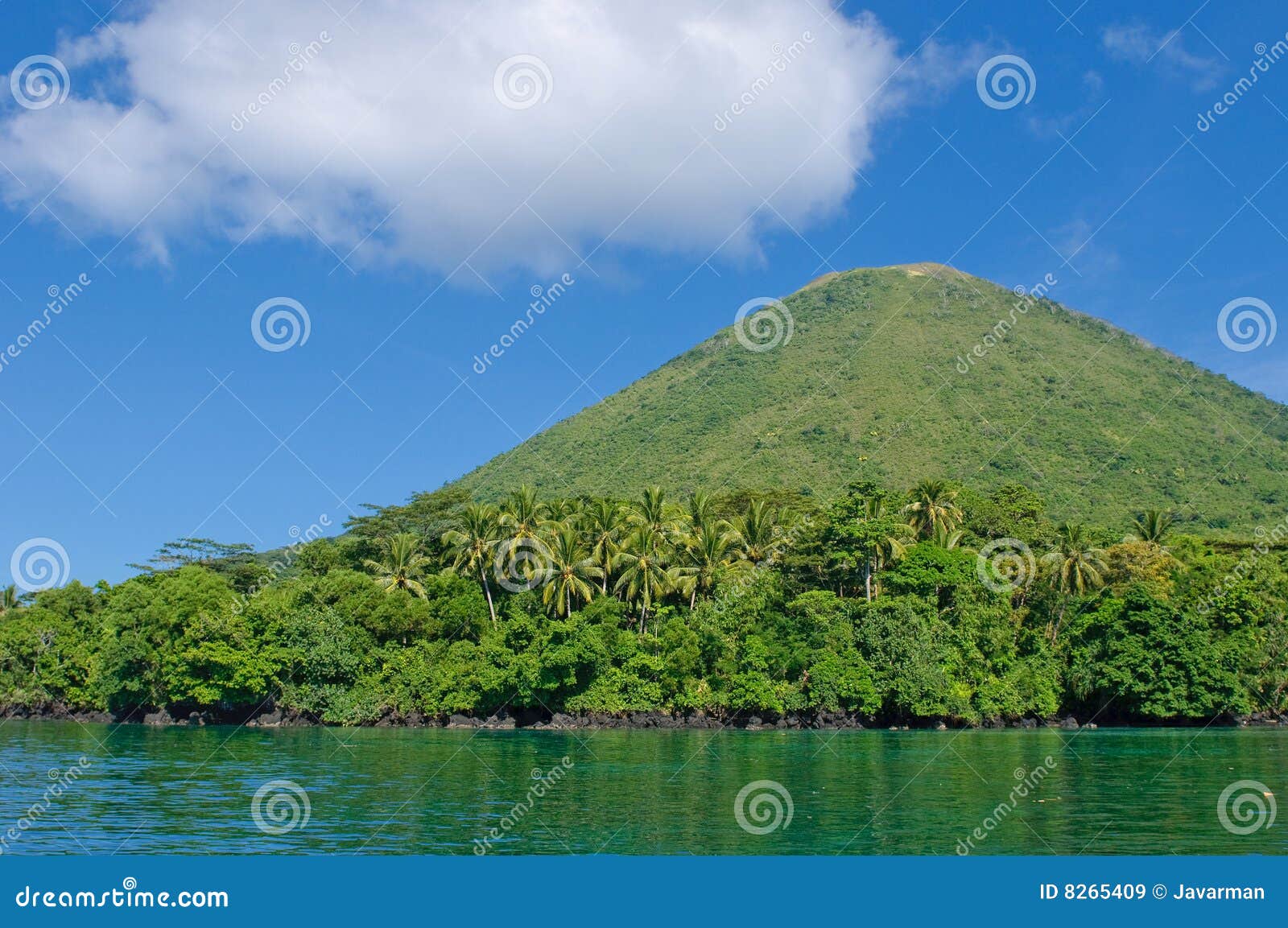 Gunung Api Volcano, Banda Islands, Indonesia Stock Image - Image of ...