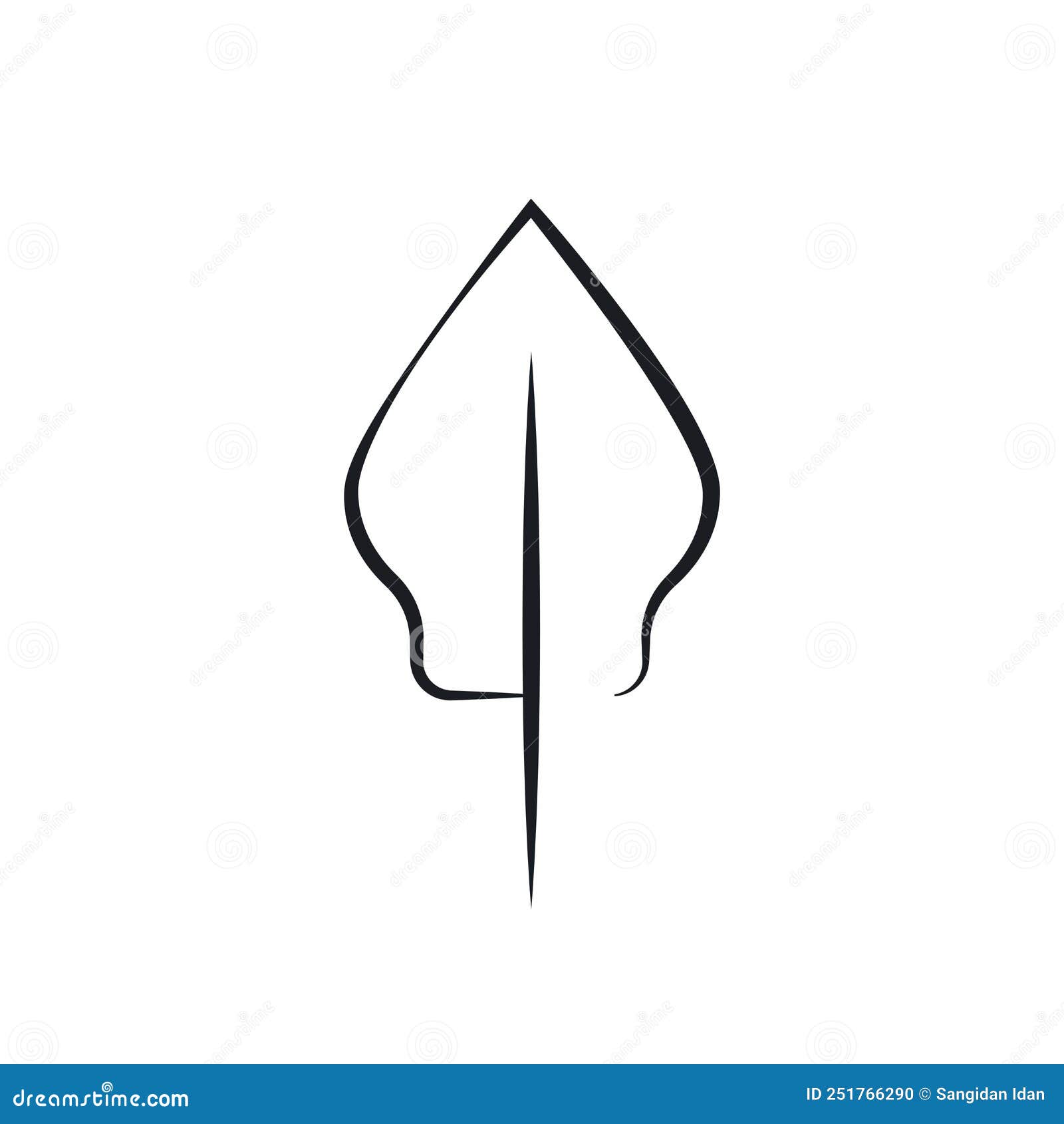 Gunungan Wayang Icon Vector Illustration Concept Design Template Stock ...