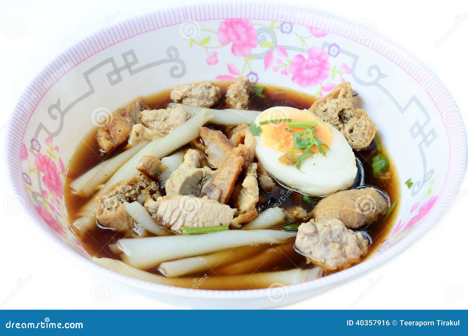 Guoy Jub fotografia stock. Immagine di tagliatella, marrone - 40357916