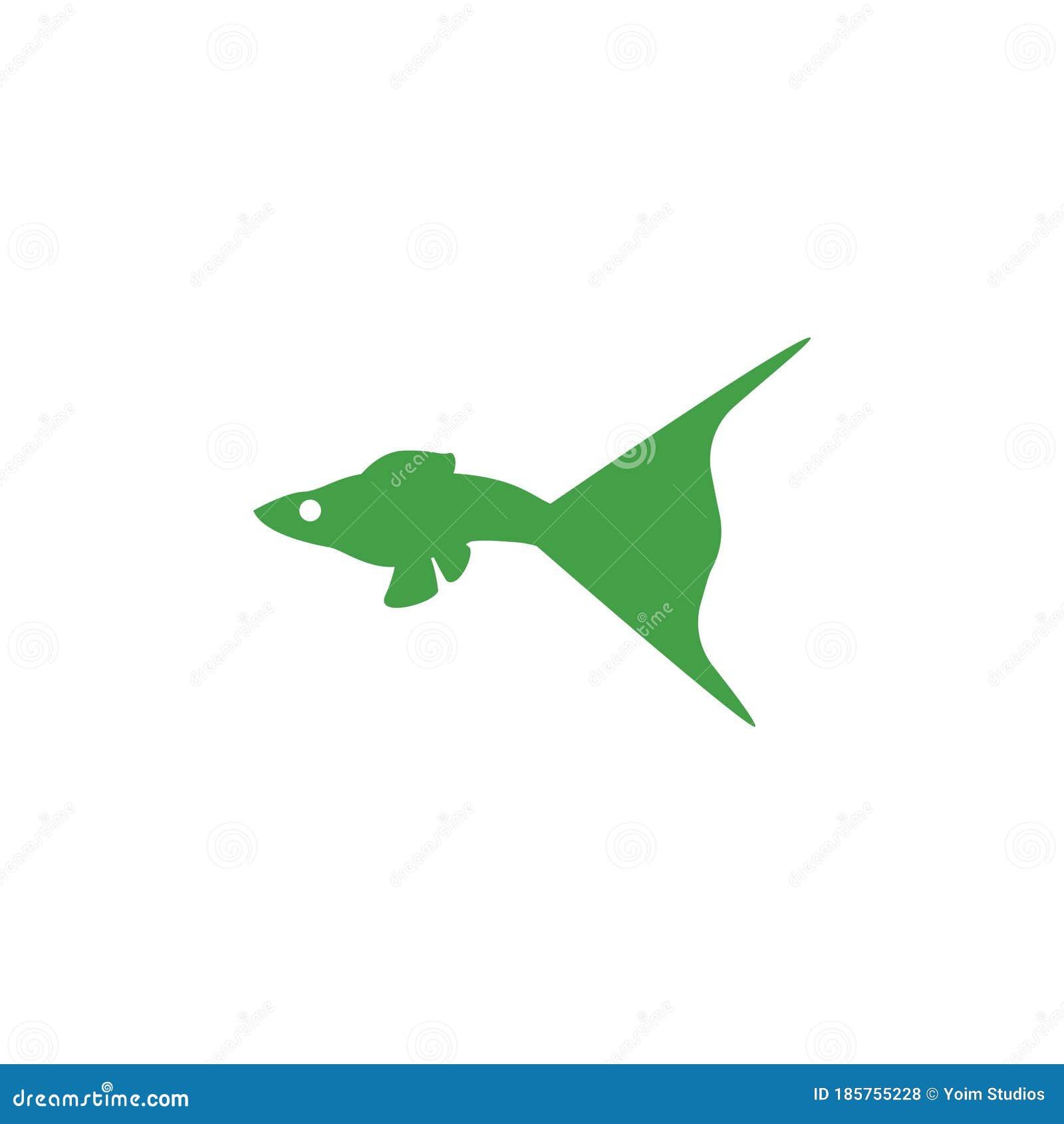 Guppy Fish Vector Design Template Illustration Stock Vector ...