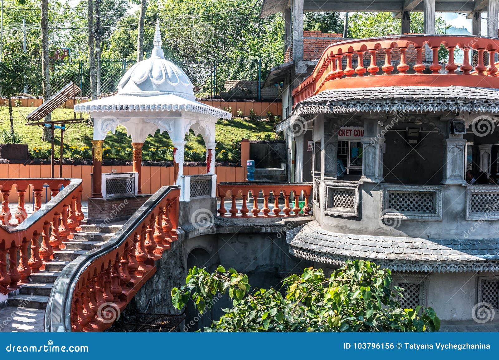 Gupteshwar Mahadev Cave in Pokhara Stock Photo - Image of green ...