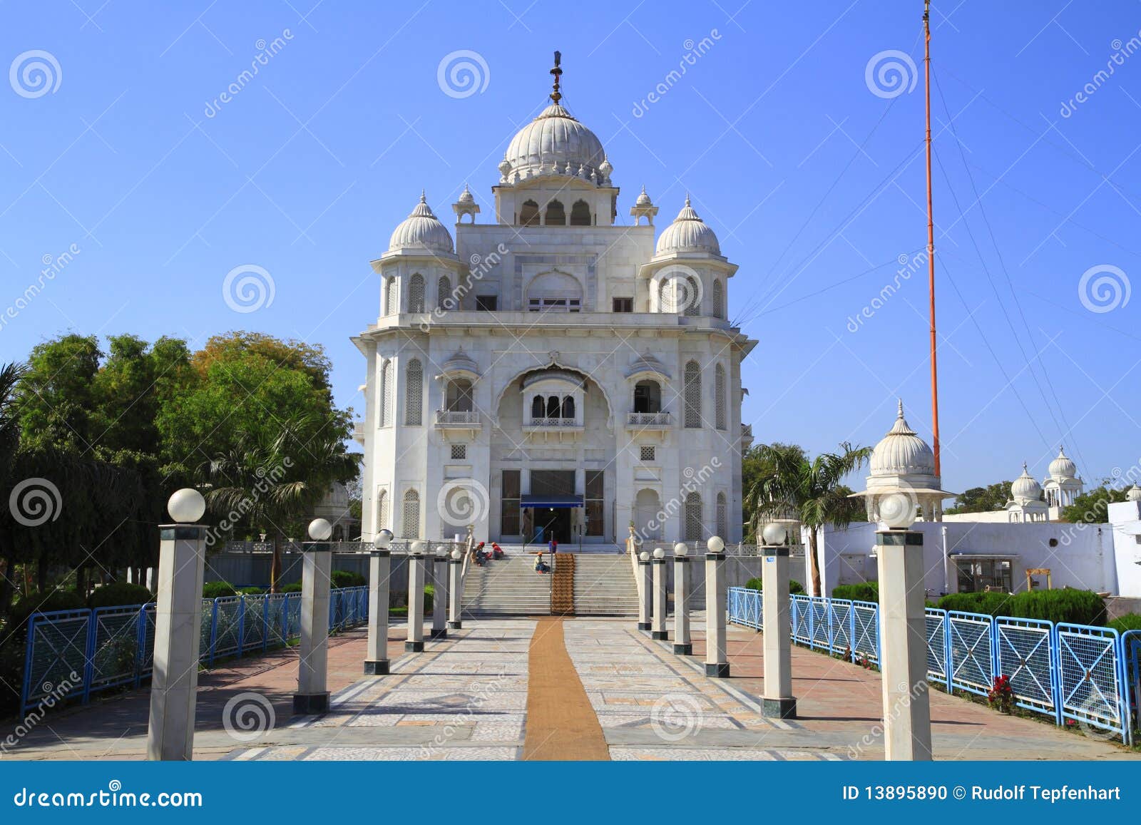 The Gurdwara Rakab Ganj Sahib Stock Photo - Image of delhi, gurus: 13895890