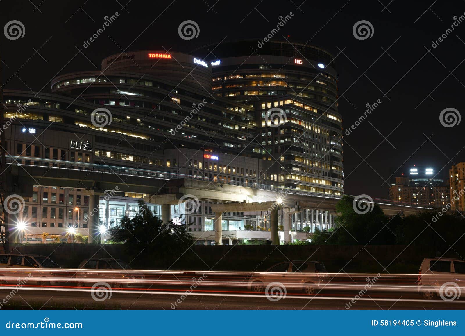 Gurgaon, India: Aug 15th, 2015:Famous DLF Office Complex in Gurgaon ...