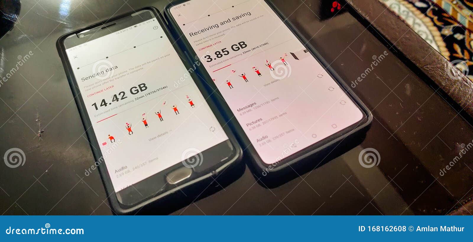 One Plus Switch Interface Used To Transfer Content from Old Phone To ...
