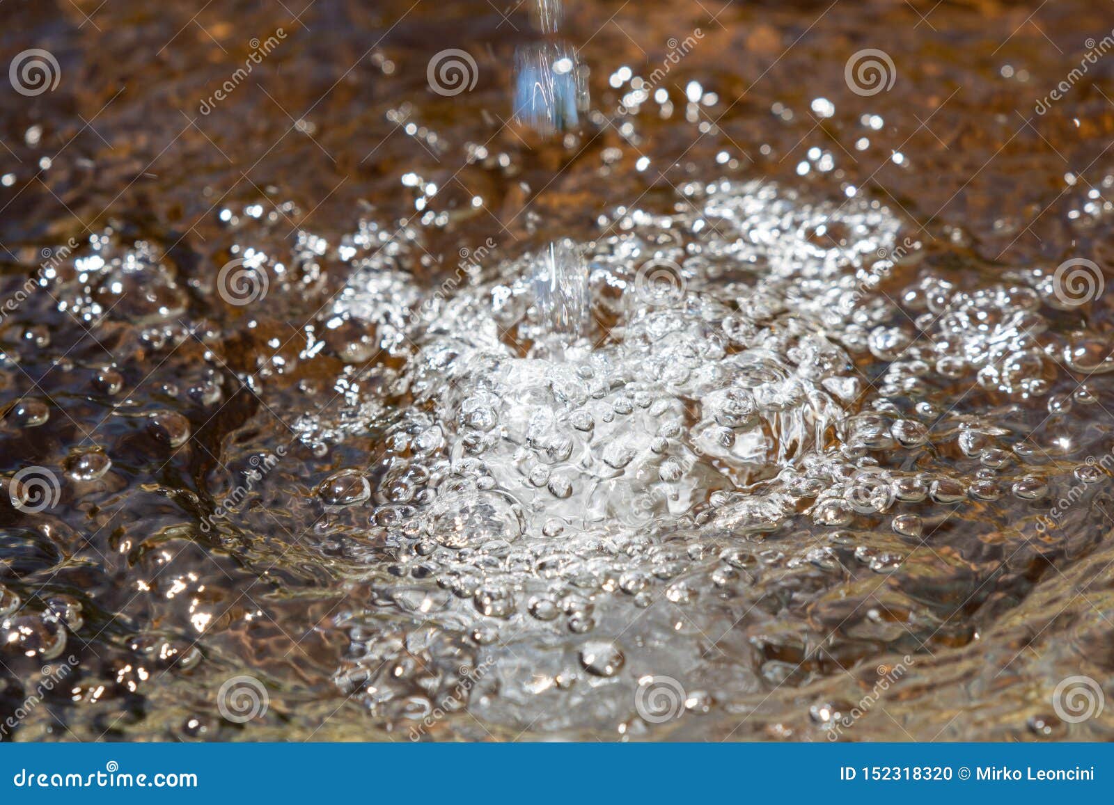 Gurgling spring water stock photo. Image of wash, quenching - 152318320