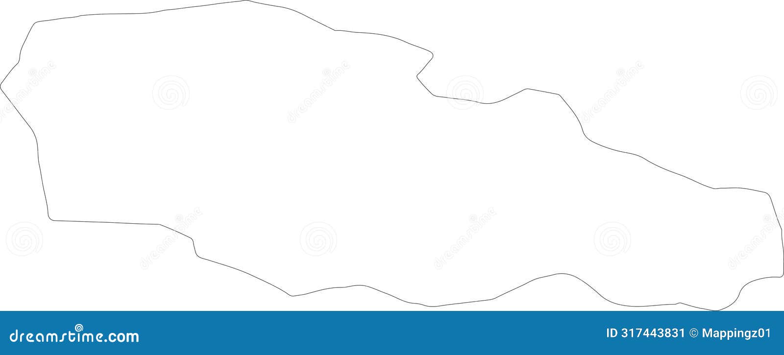 Guria Georgia outline map stock vector. Illustration of region - 317443831
