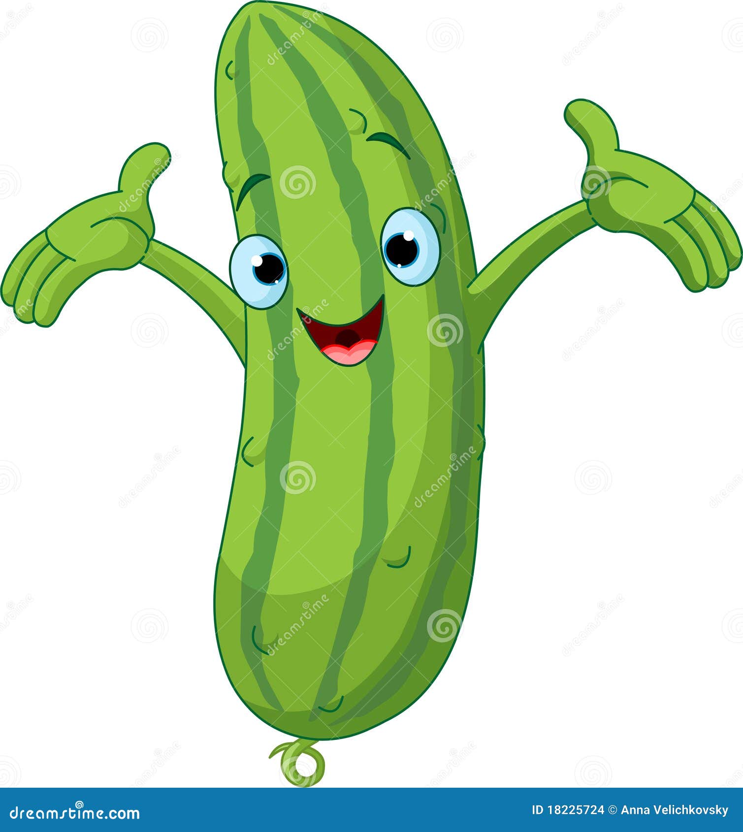Gurka Som Presenterar Något Vektor Illustrationer - Illustration av ...