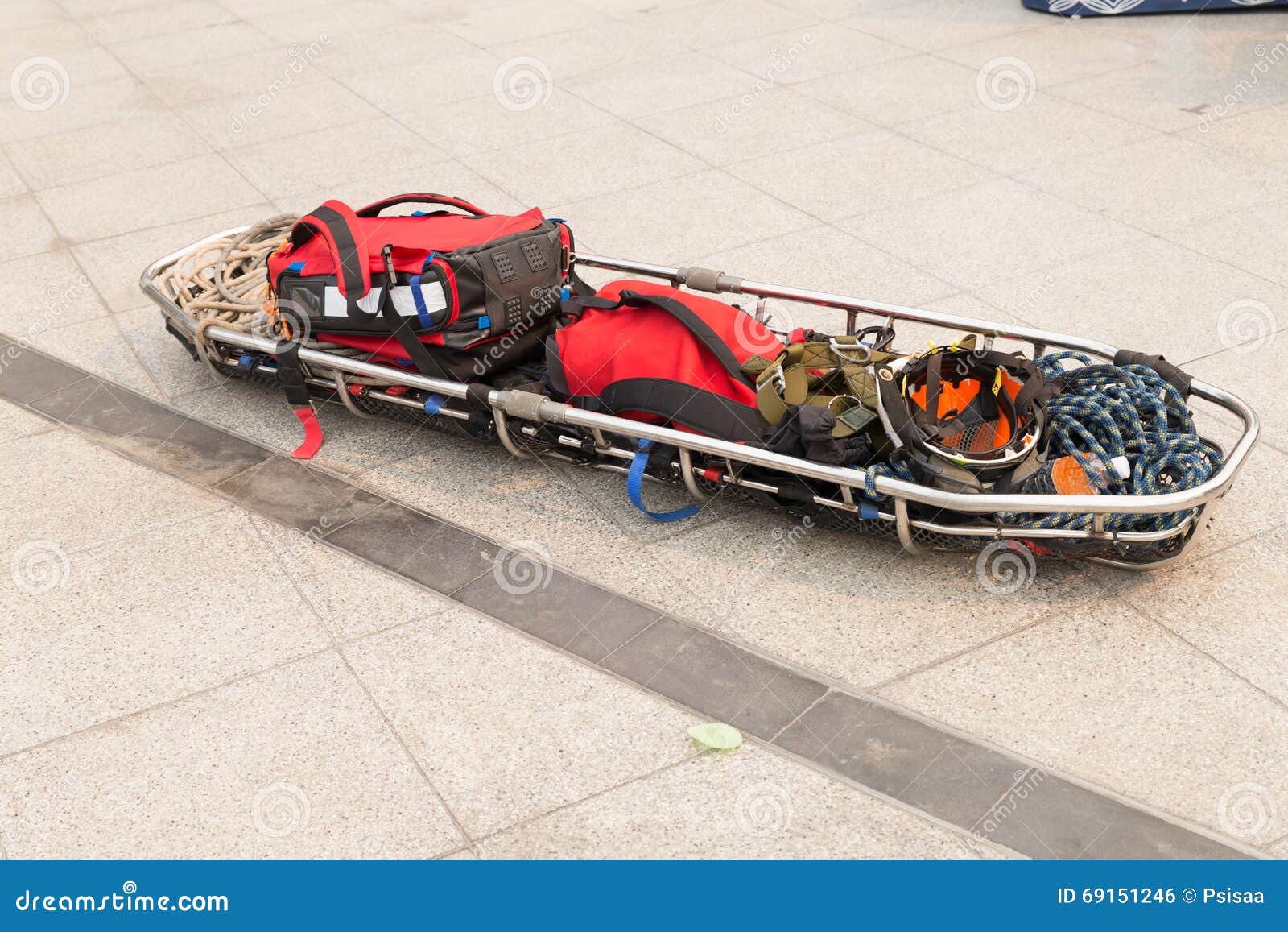 Gurney for Emergency Paramedic Service Stock Photo - Image of urgency ...