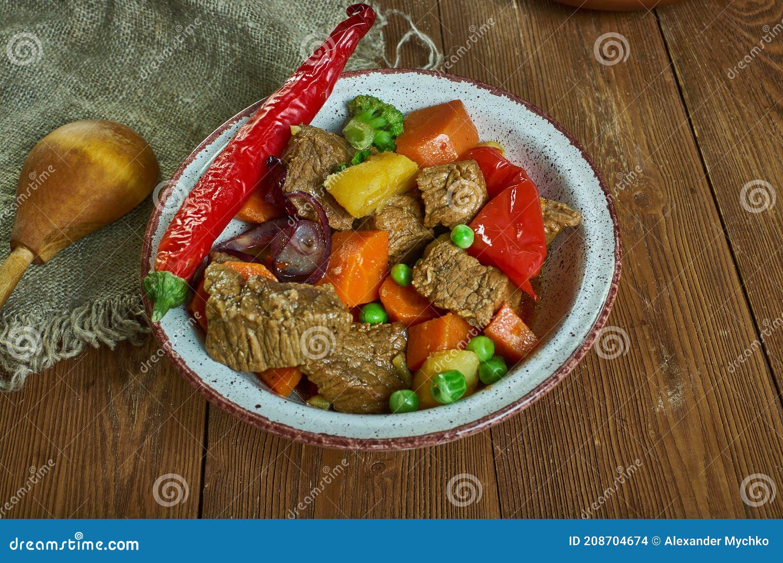 Gursan stock photo. Image of rustic, potatoes, traditional - 208704674