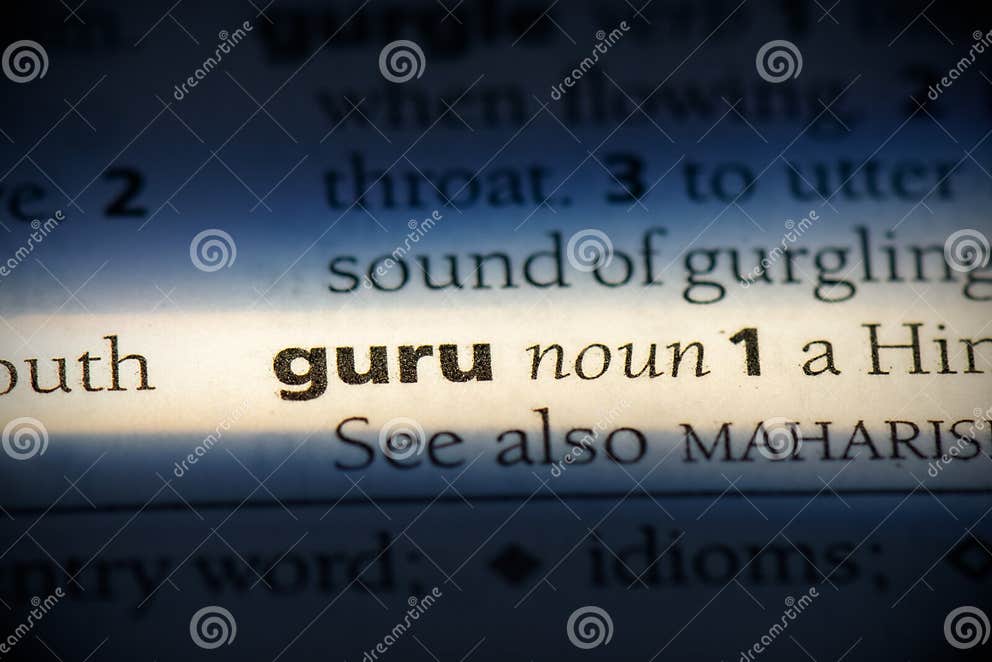 Guru stock image. Image of guru, thesaurus, highlight - 161576465