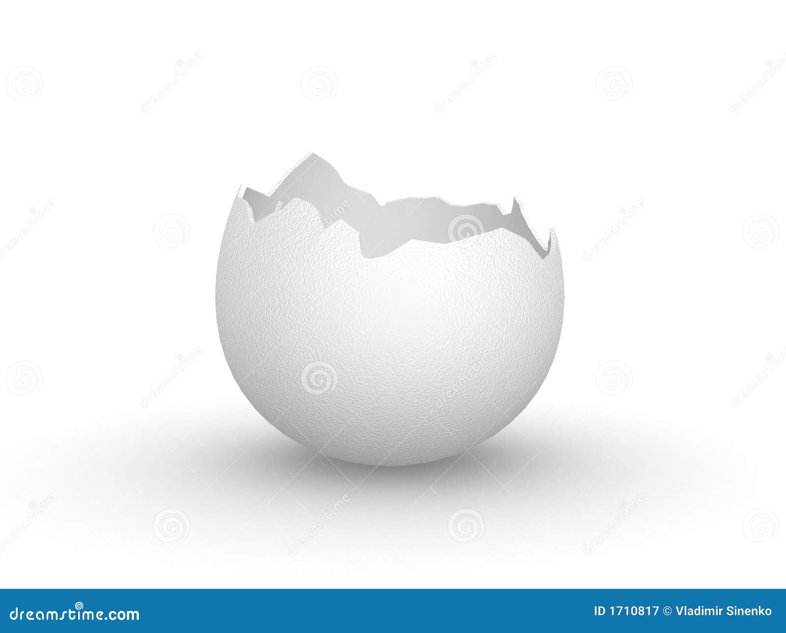 Guscio d'uovo vuoto rotto illustrazione di stock. Illustrazione di ...