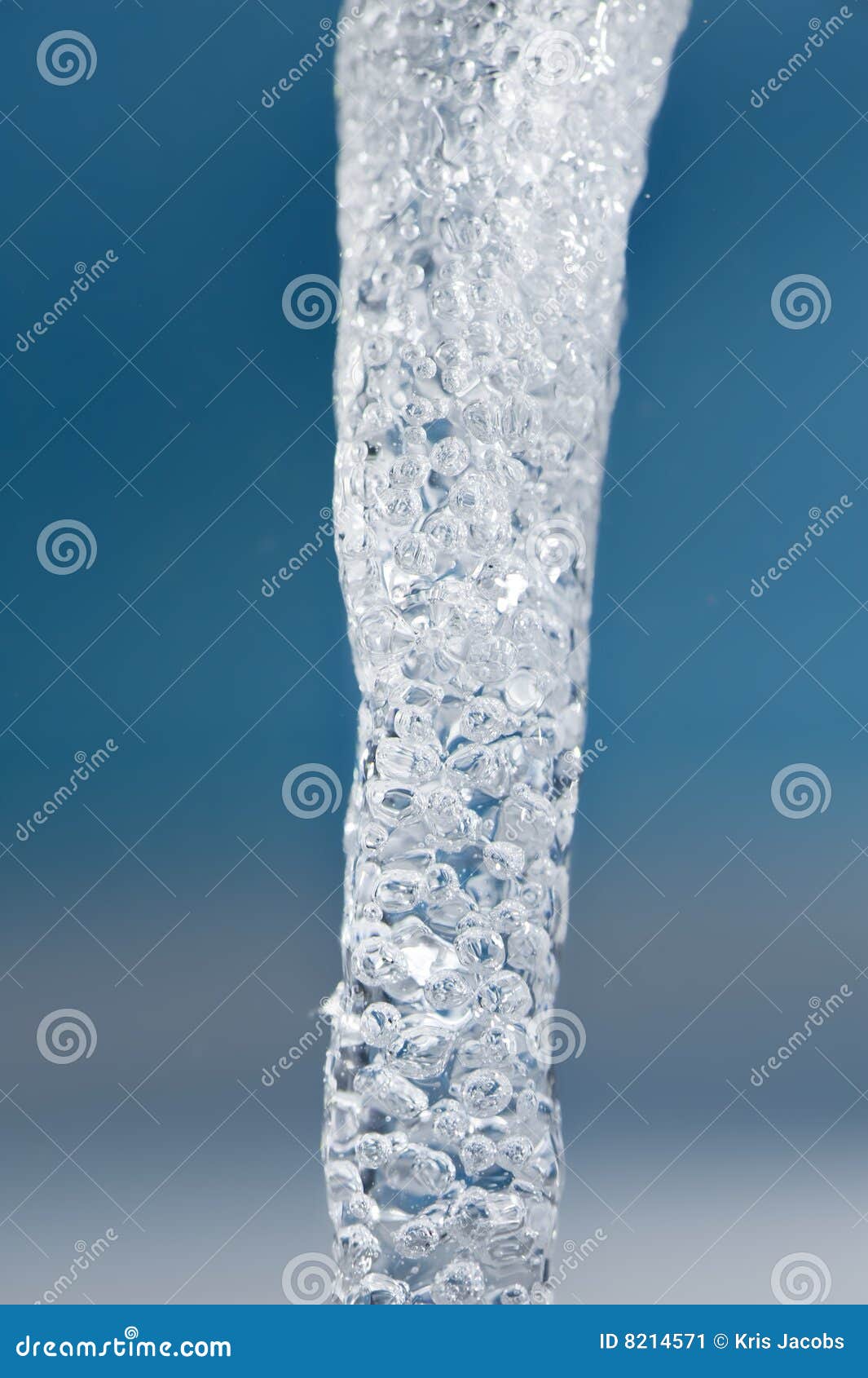Gush of Water on Blue Background Stock Image - Image of liquid, water ...