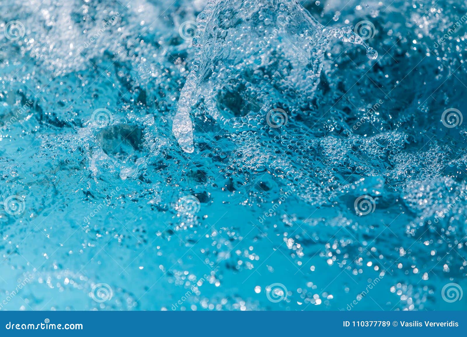 The Gush Of Water Of A Fountain. Splash Of Water In The Fountain Stock ...