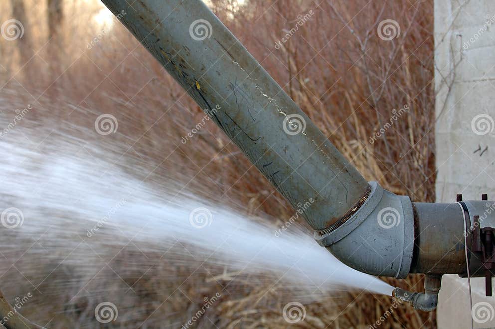 Gushing Water stock photo. Image of gushing, tree, field - 621818