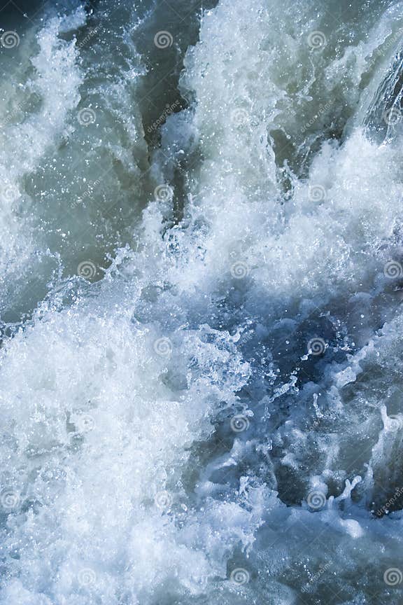 Gushing Waters stock photo. Image of flow, waterfalls - 4224962