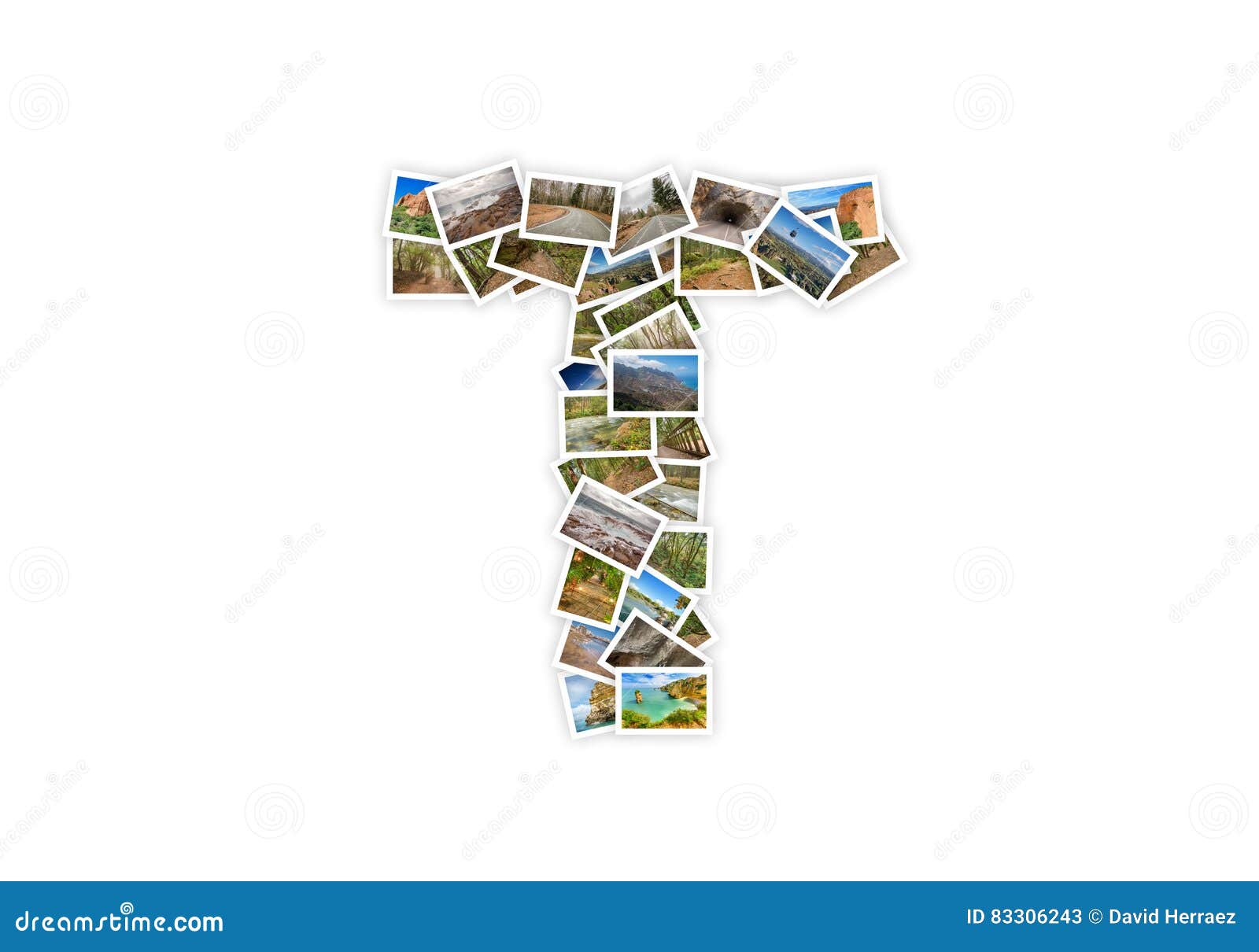 GUSSform-Alphabetcollage Des Buchstaben T Versalien Stock Abbildung ...