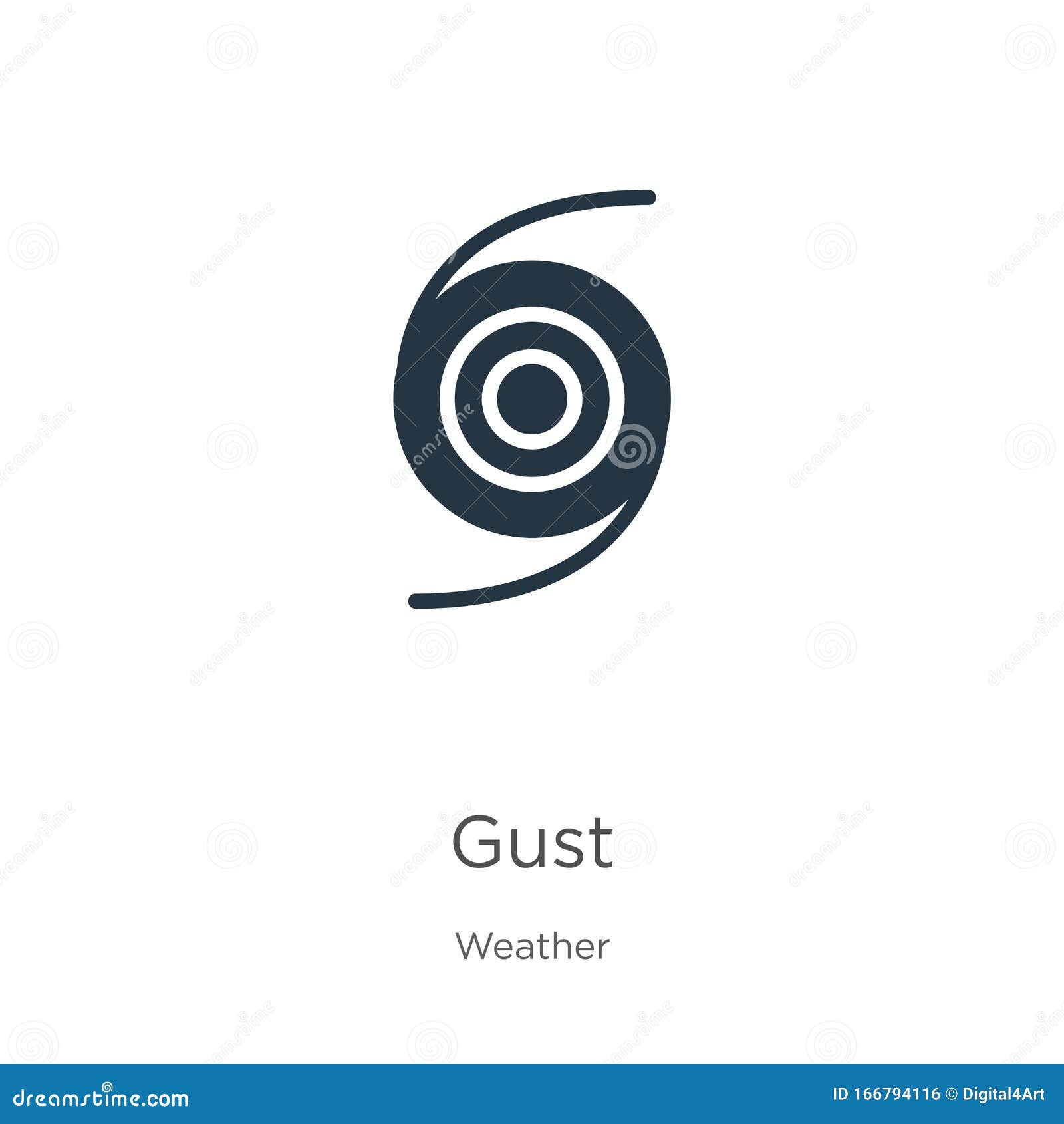 Gust Icon Vector. Trendy Flat Gust Icon from Weather Collection ... Gust Icon Vector. Trendy Flat Gust Icon from Weather Collection ...