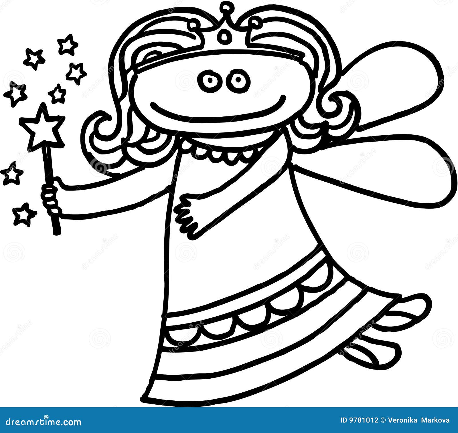 Gute Fee vektor abbildung. Illustration von königreich - 9781012