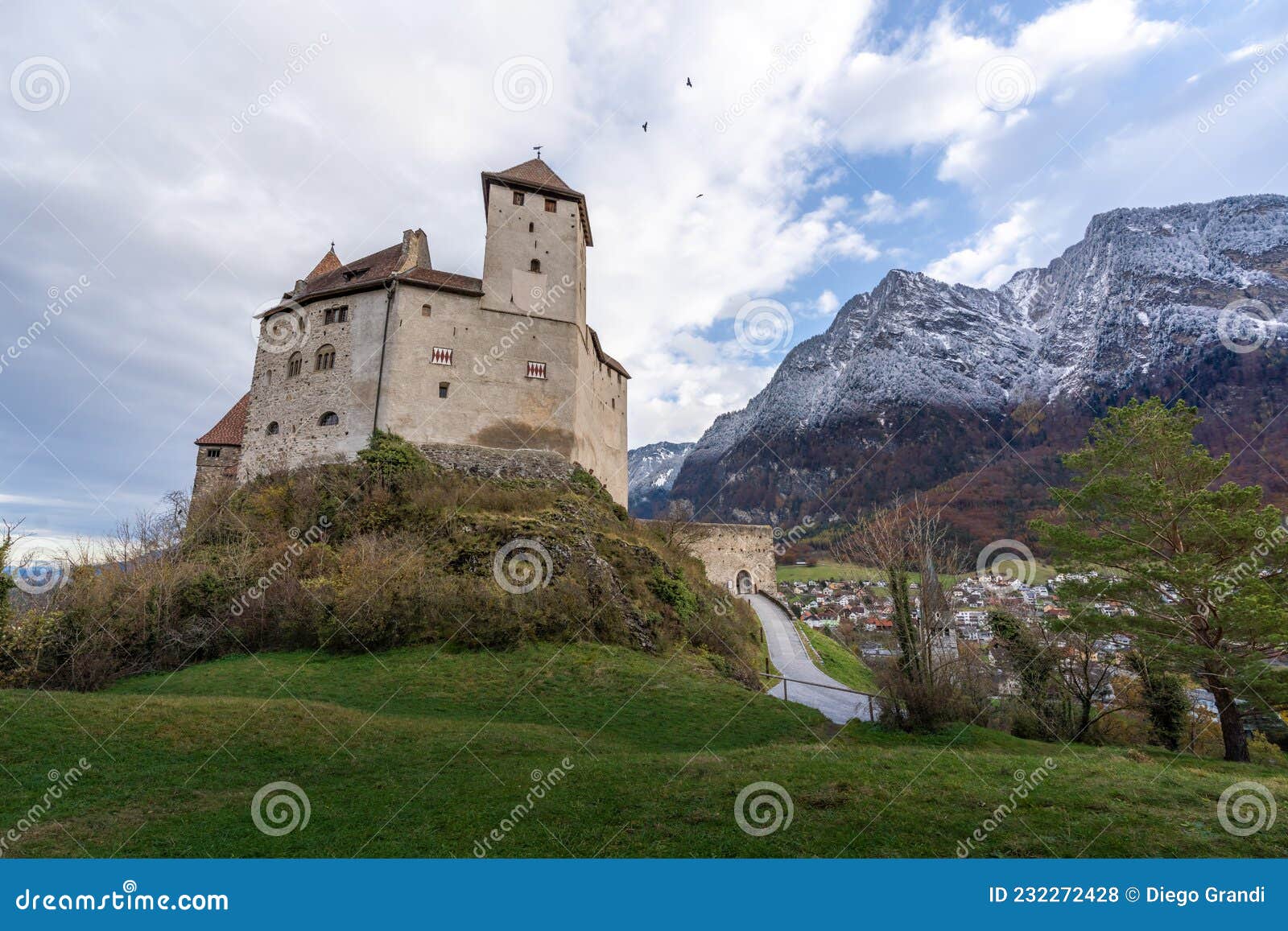 Gutenberg Castle - Balzers, Liechtenstein Stock Photo - Image of ...