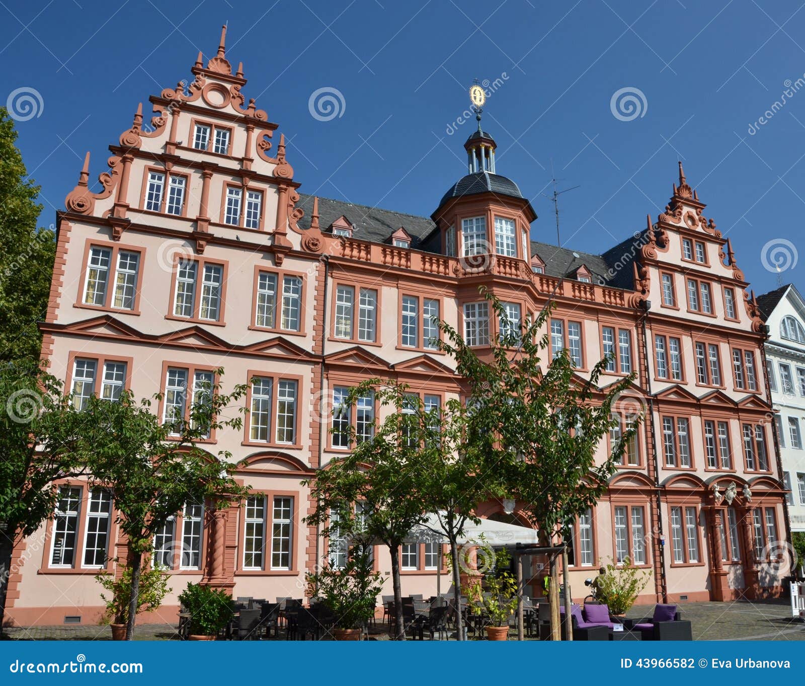 Gutenberg museum in Mainz stock photo. Image of timber - 43966582