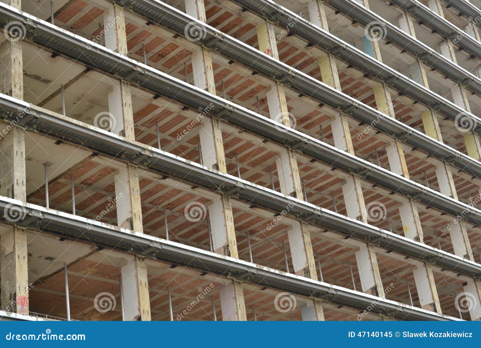 Gutted Multistorey Building Stock Image - Image of exposed, change ...