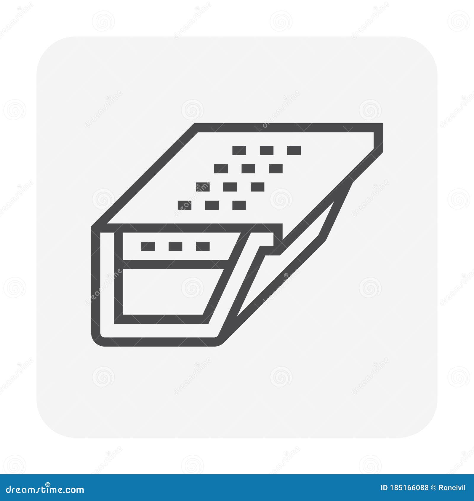 Grating Drainage Icon Vector Illustration | CartoonDealer.com #188313928