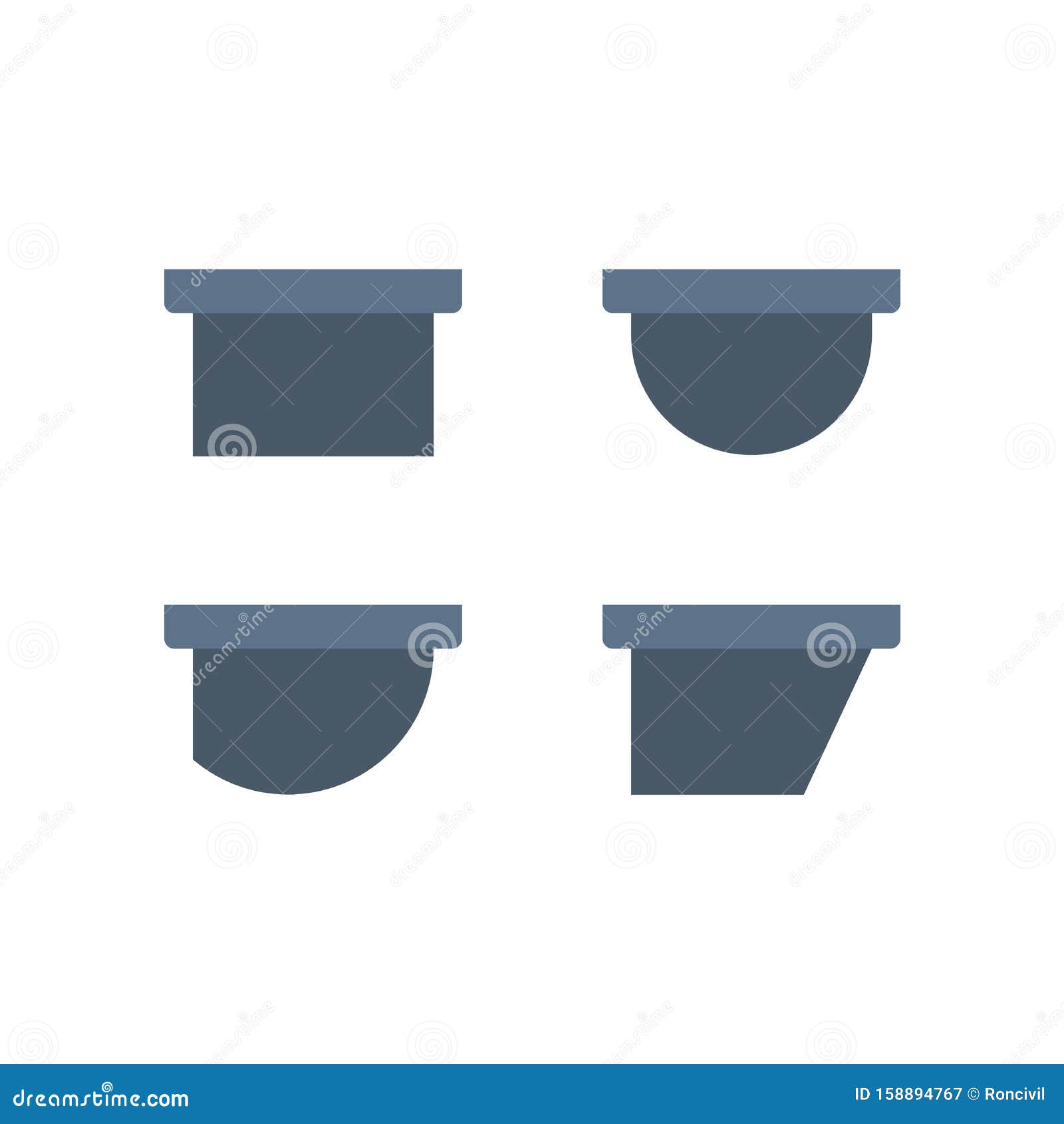 Gutter drainage icon stock vector. Illustration of architecture - 158894767