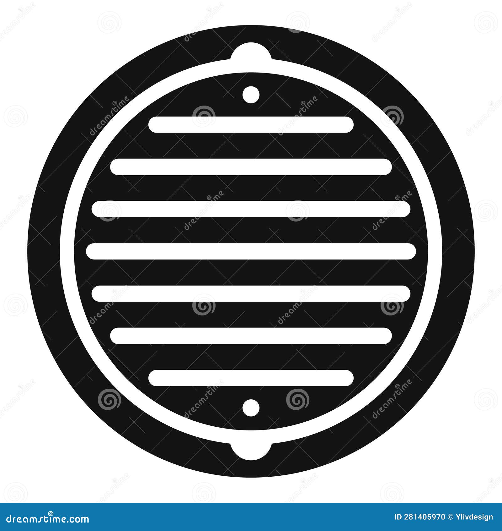 Road Drainage Grate Cartoon Vector Illustration | CartoonDealer.com ...