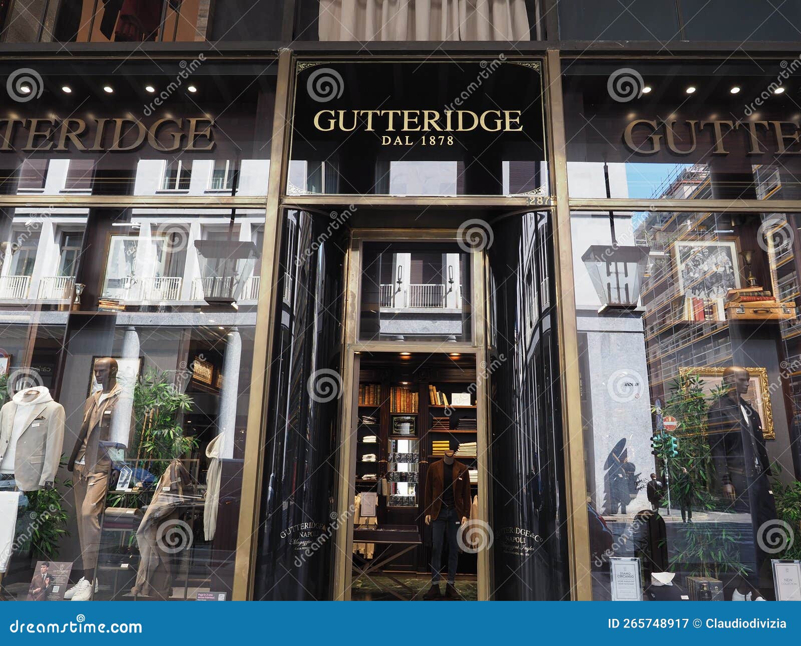 Gutteridge Storefront Sign in Turin Editorial Photography - Image of ...