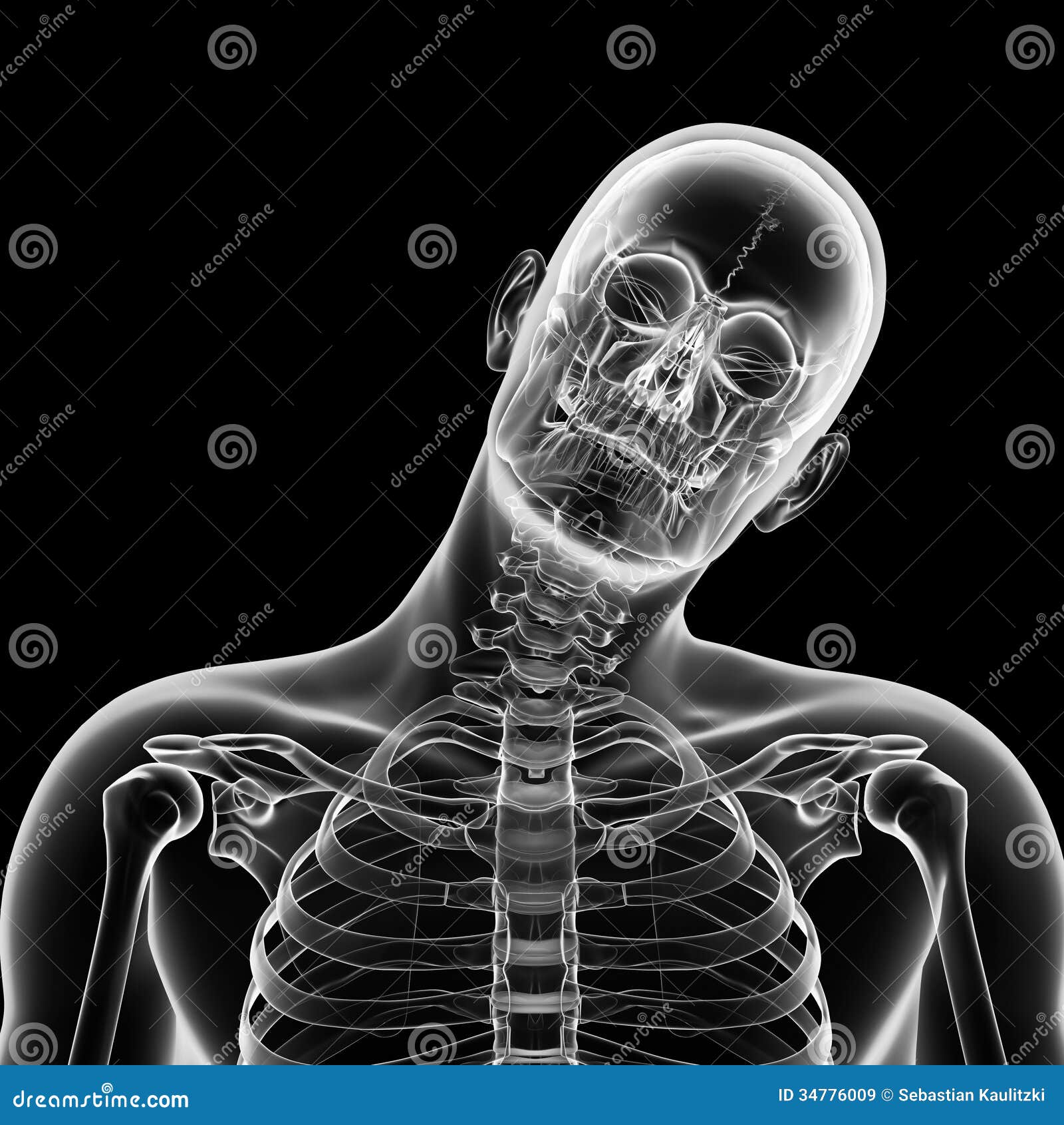 Guy Bending His Neck Royalty-Free Cartoon | CartoonDealer.com #34776119