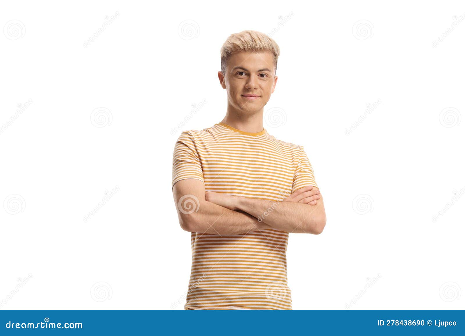 Guy with bleached hair stock photo. Image of looking - 278438690