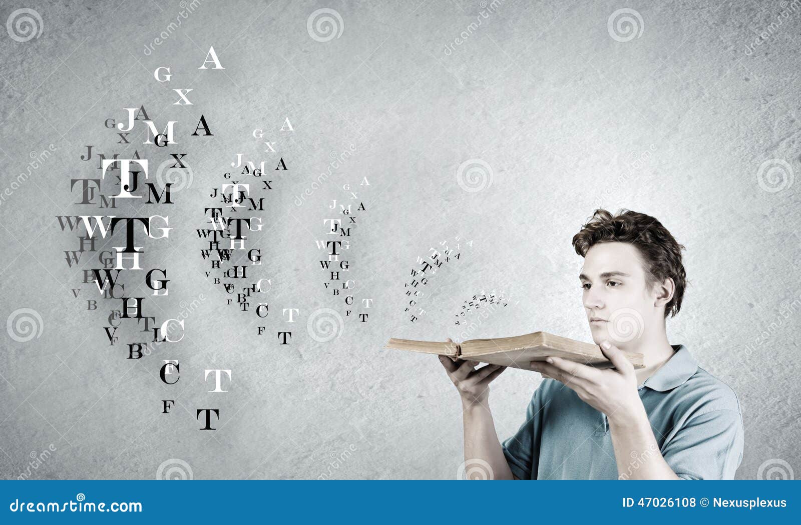 Guy with book stock photo. Image of read, recreation - 47026108