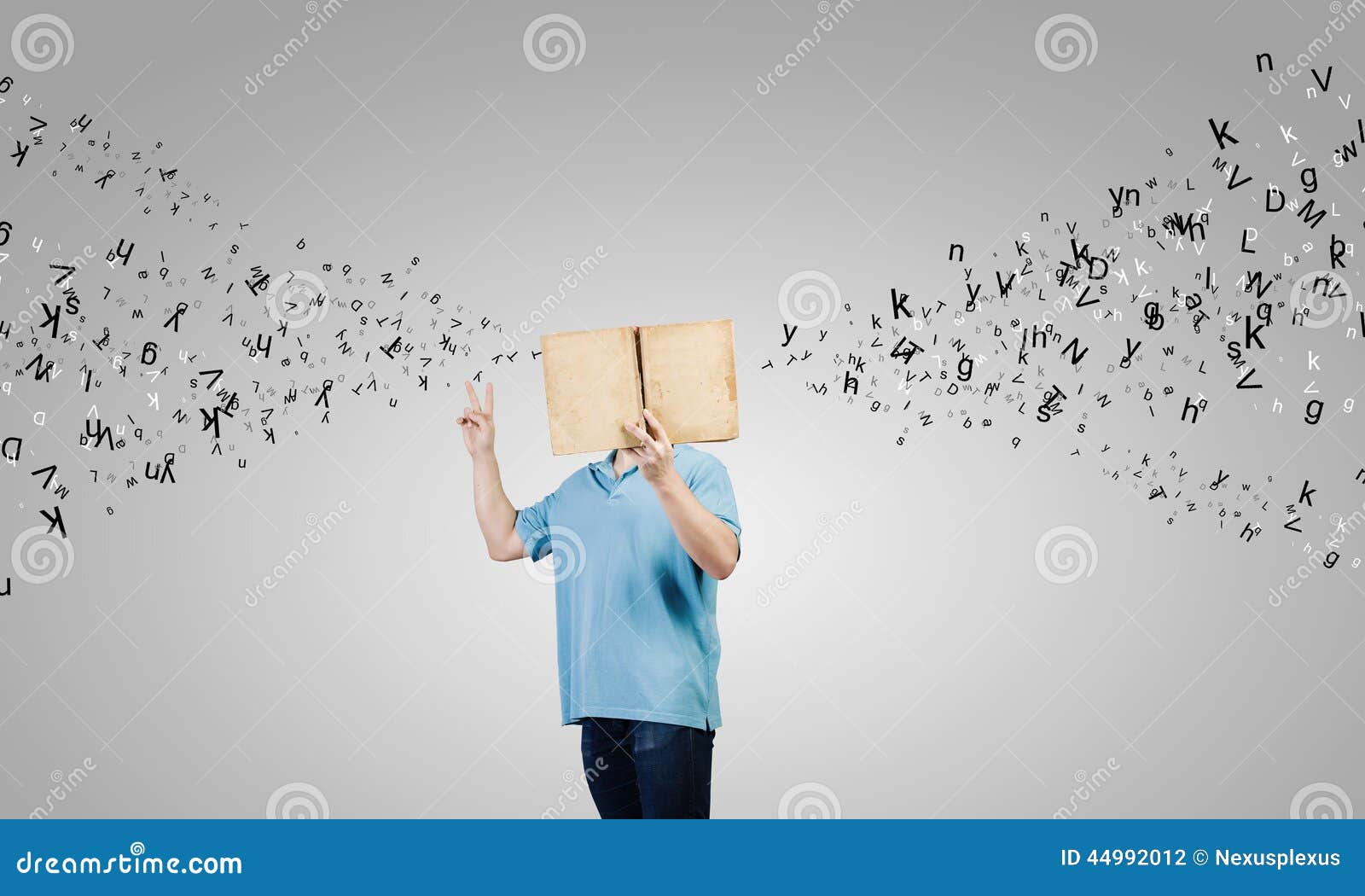 Guy with book stock photo. Image of reading, nerd, intelligence - 44992012