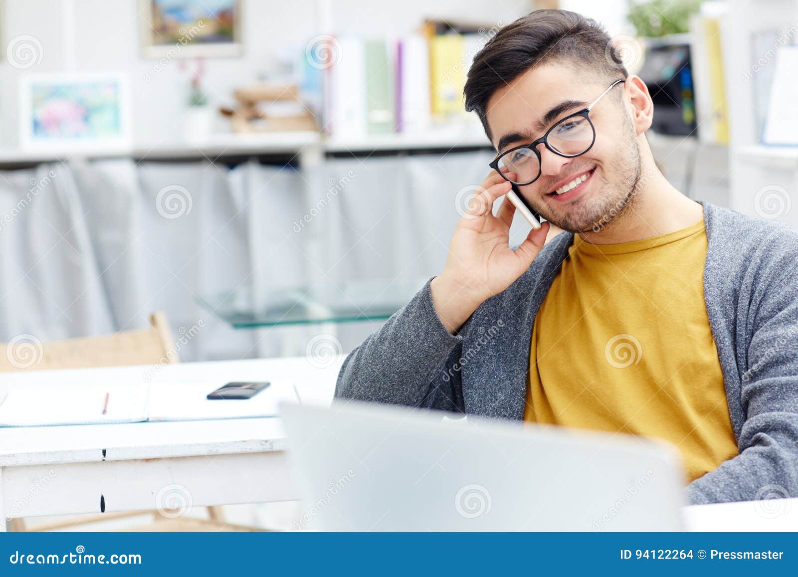 Guy calling stock photo. Image of communication, contemporary - 94122264