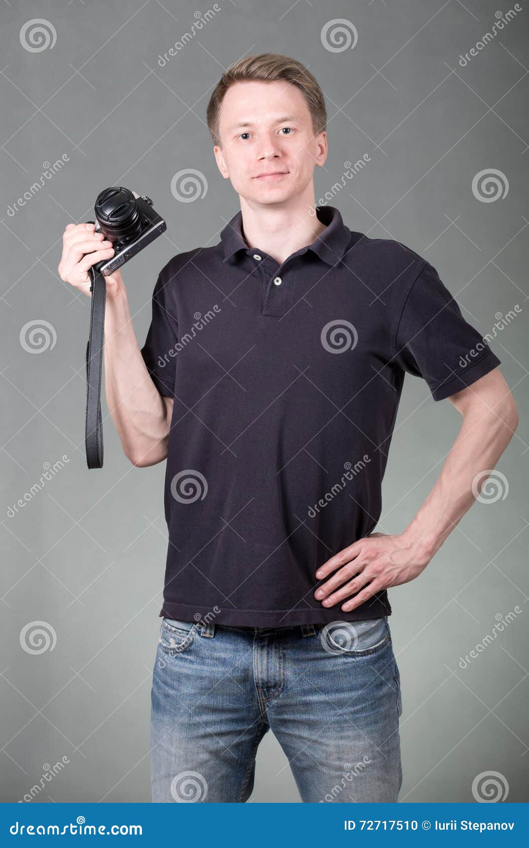 Guy with camera stock photo. Image of hobby, people, photographer ...