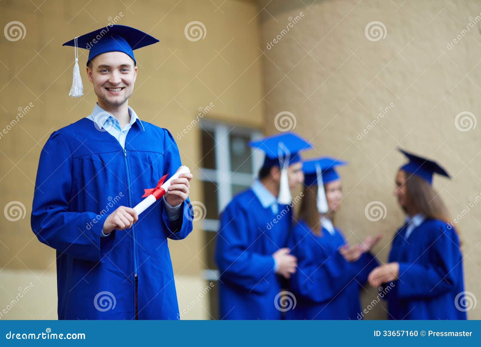 Guy with certificate stock photo. Image of knowledge - 33657160