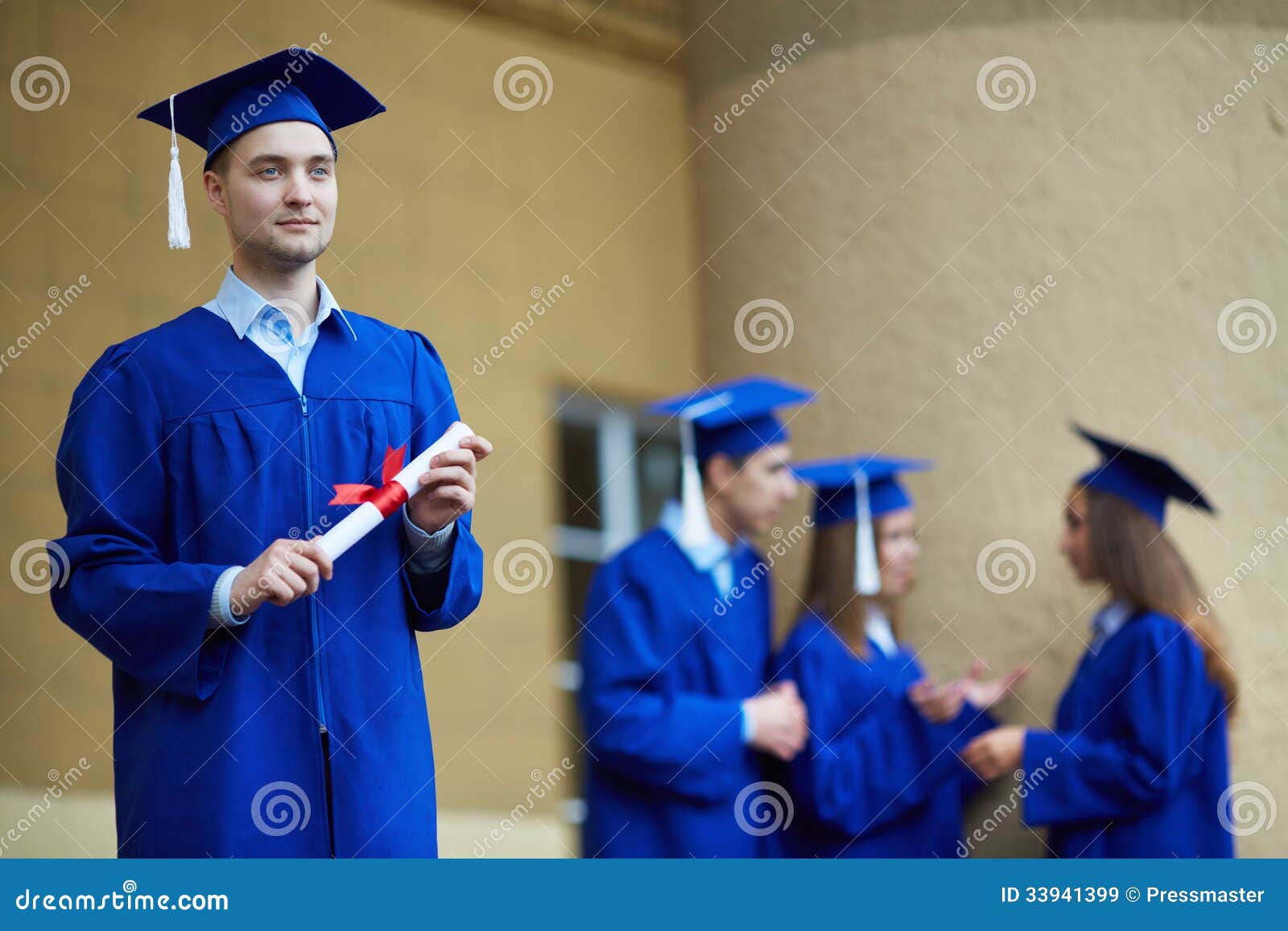 Guy with certificate stock image. Image of confident - 33941399